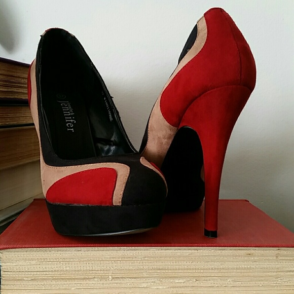 jennifer&jennifer | Shoes | Contrast Platform Pumps | Poshmark